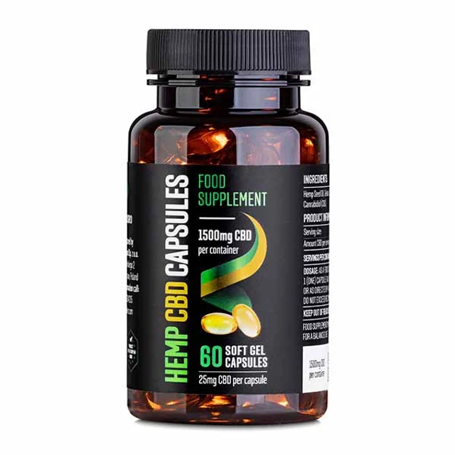 Reakiro 1500mg CBD kapszula 60db - myHempStore.eu